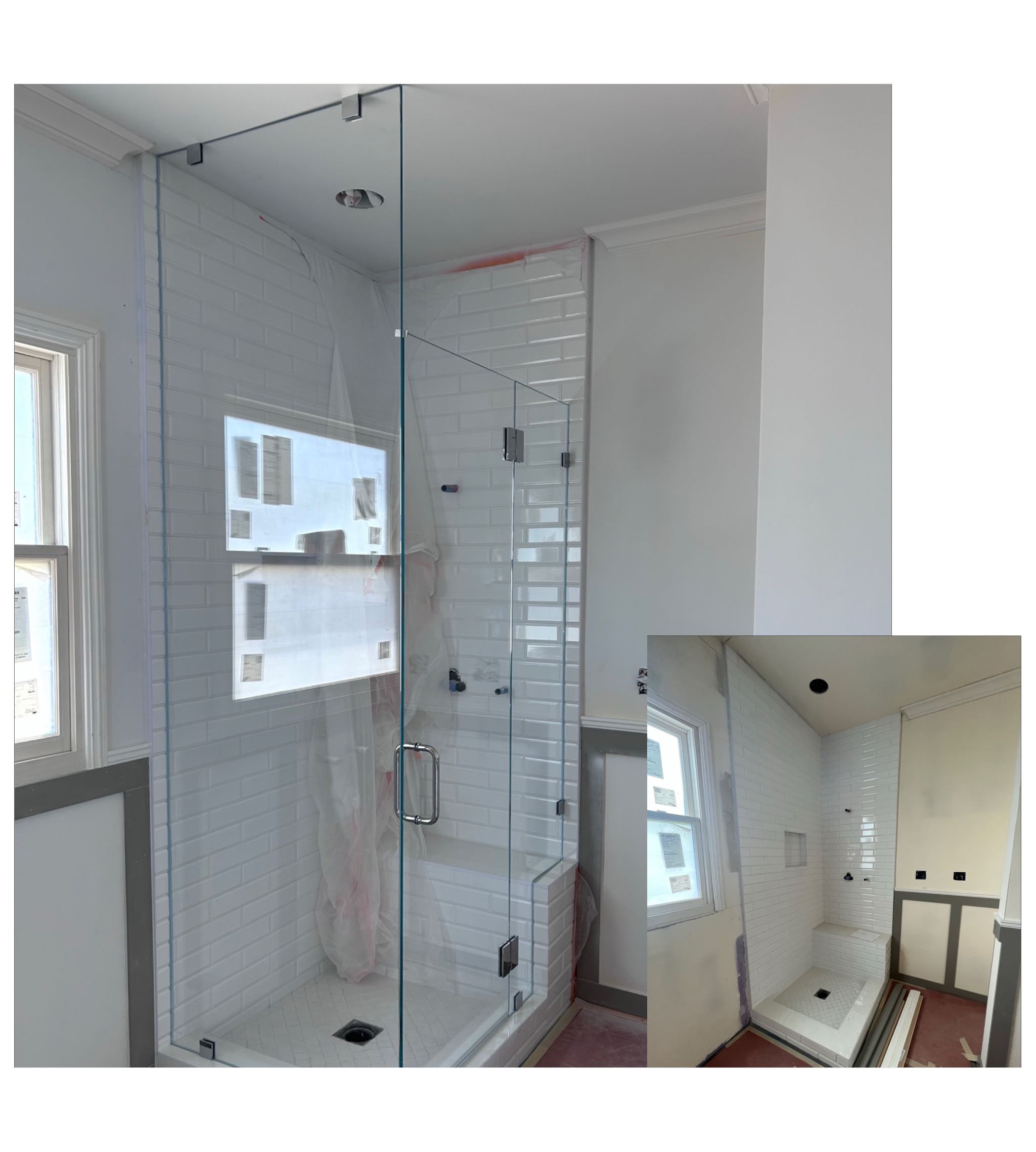 Before & After | Valencia Custom Shower Doors
